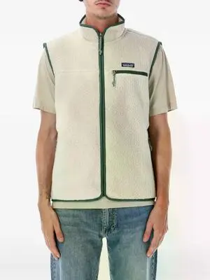 Patagonia Fleece Zip-up Gilet - Neutrals