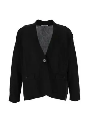 KANGRA Color-block Merino Wool Jacket - Black