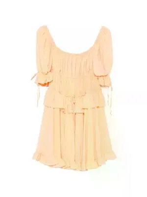 Chloé Ruffled Tiered Mini Dress