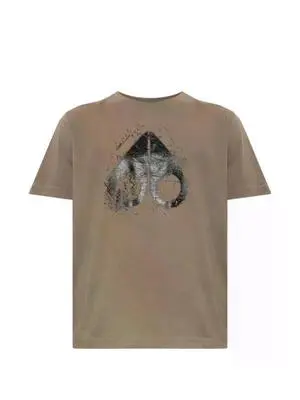 Moose Knuckles Logo-print T-shirt - Brown