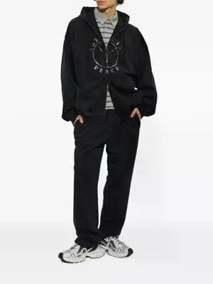 Vetements Graphic-print Zip-up Hoodie