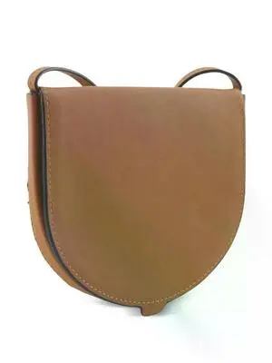 Loewe Smooth Calfskin Anagram Heel Cross Body Mini Bag - Brown