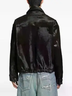 GIORGIO BRATO Textured Leather Jacket