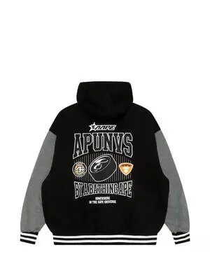 AAPE BY *A BATHING APE Reversible Logo-print Hooded Jacket