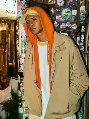AAPE BY *A BATHING APE Aapenow Moonface Logo-patch Hoodie