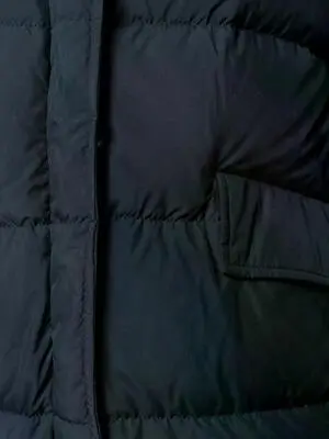 Herno Quilted Hooded Down Coat - Blue