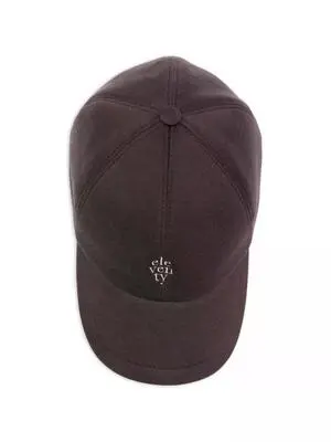 Eleventy Logo-embroidered Baseball Cap - Purple
