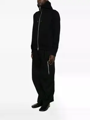 Sacai Zip-up Drawstring Hoodie