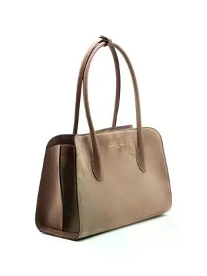 Roberto Festa Zeta Soft Suede Tote Bag - Neutrals