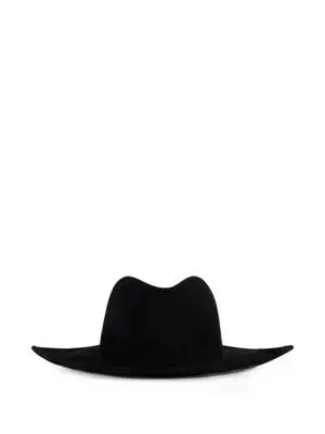 Alberta Ferretti Felt Wide-brim Hat - Black