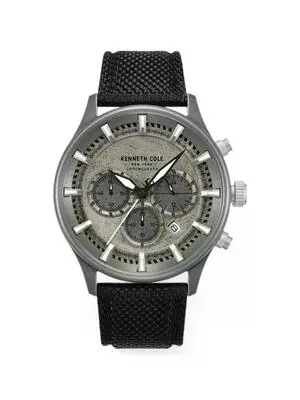 KENNETH COLE Round-face .5mm Watch - Grey