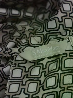 Max Mara Geometric-print Halter Dress