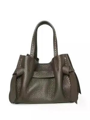 VISONA` Vittorina Leather Tote Bag