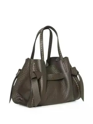 VISONA` Vittorina Leather Tote Bag