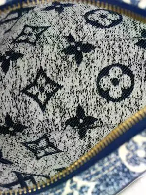 LOUIS VUITTON Loop Monogram Jacquard Denim Hobo Bag - Blue