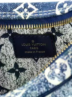 LOUIS VUITTON Loop Monogram Jacquard Denim Hobo Bag - Blue
