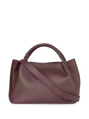 VISONA` Mia Leather Tote Bag - Red