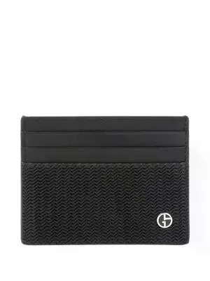 Giorgio Armani Textured-leather Cardholder