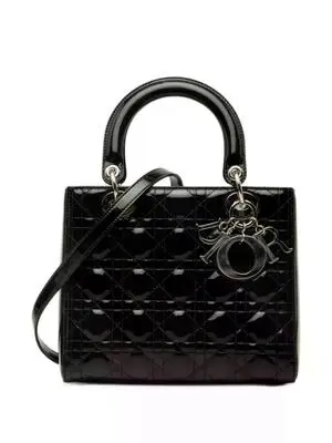 Dior Patent Cannage Lady Satchel