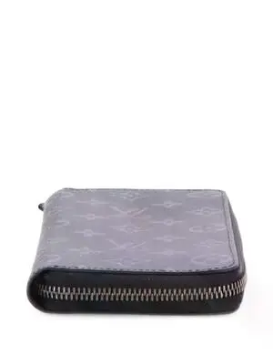 LOUIS VUITTON Zippy Wallet Monogram Eclipse Canvas Vertical Small Wallets