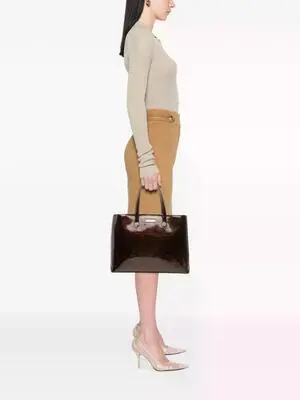 LOUIS VUITTON Monogram Vernis Wilshire Mm Tote Bag - Purple