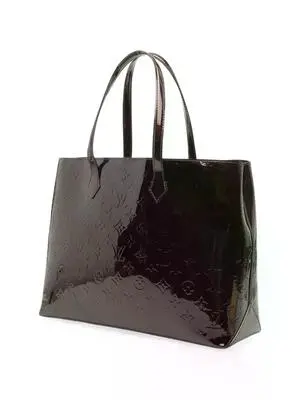 LOUIS VUITTON Monogram Vernis Wilshire Mm Tote Bag - Purple