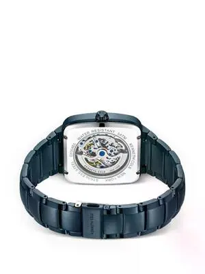 KENNETH COLE Skeleton-dial Square-face 40mm Watch - Blue