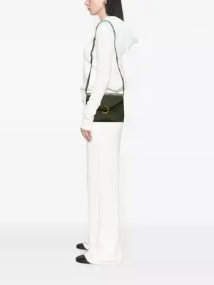 Celine 2012 Calfskin Circle Logo Envelope Flap Crossbody Bag