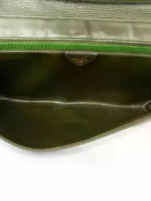 Celine 2012 Calfskin Circle Logo Envelope Flap Crossbody Bag