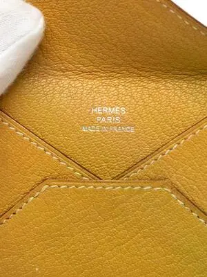Hermès 2008 Chevre Mysore Envelope Pouch Card Holder