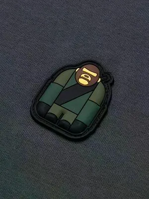 AAPE BY *A BATHING APE Aaper Alfa Patch Polo Shirt