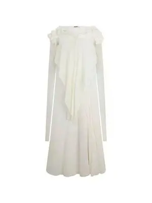 Philosophy Di Lorenzo Serafini Ruffled Midi Dress - White