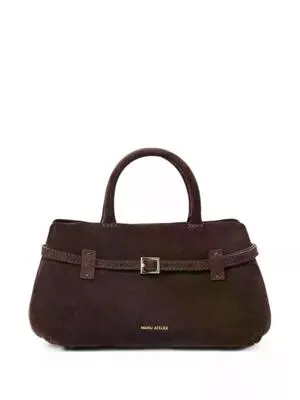 Manu Atelier 25 Le Cambon Buckle-detail Tote Bag - Brown