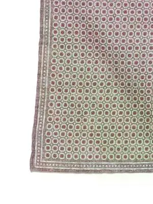 Eleventy Geometric-pattern Pocket Square - Grey