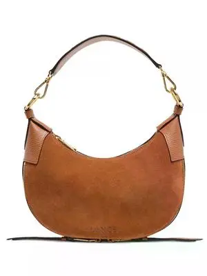 LANCEL Small Origami Shoulder Bag With Zip Detail - Brown