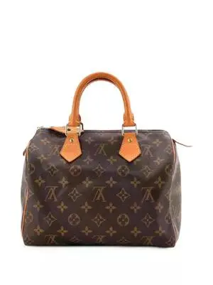 LOUIS VUITTON Speedy Monogram Canvas 25 Satchel Handheld Bag