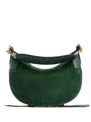 LANCEL Small Origami Suede Shoulder Bag - Green