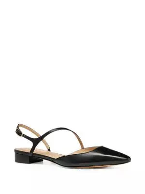 Geox Giselda Buckle-fastening Pointed-toe Ballet Flats