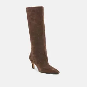 DOLCEVITA Jazmin Knee-high Suede Boots - Espresso Suede