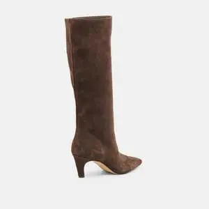 DOLCEVITA Jazmin Knee-high Suede Boots - Espresso Suede
