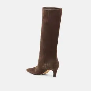 DOLCEVITA Jazmin Knee-high Suede Boots - Espresso Suede