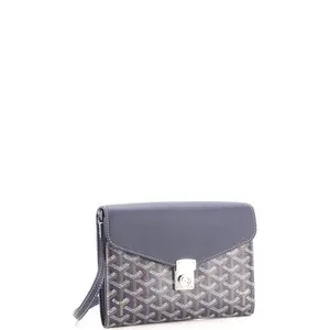 Goyard Chypre Wallet On Strap Coated Canvas With Leather