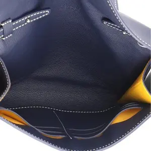 Goyard Chypre Wallet On Strap Coated Canvas With Leather