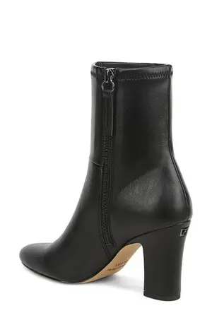 Franco Sarto Jael Demi Block Heel Bootie - Black