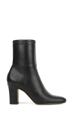 Franco Sarto Jael Demi Block Heel Bootie - Black