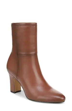Franco Sarto Jael Demi Block Heel Bootie - Brown