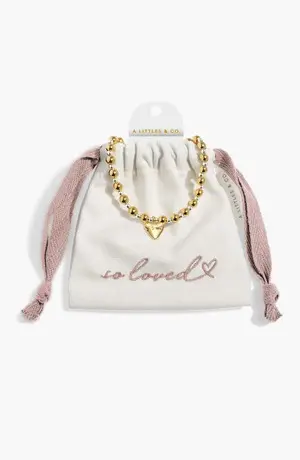 A LITTLES & CO Words To Treasure 'so Loved' Bracelet - Mixed