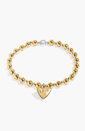 A LITTLES & CO So Loved' Heart Charm Bracelet
