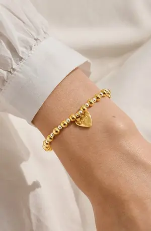 A LITTLES & CO So Loved' Heart Charm Bracelet