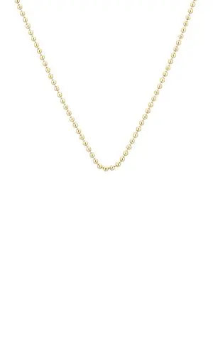 JULIA CHAFE 14k Yellow Solid Ball Chain Necklace - Gold